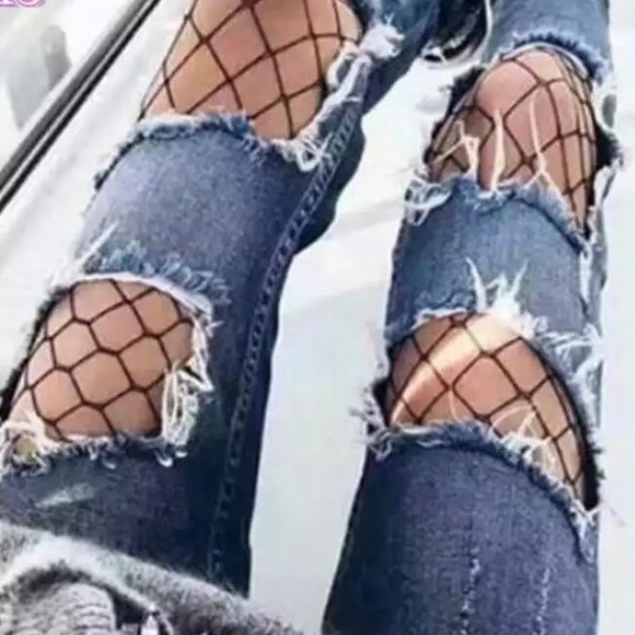 Charlie💋s Boutique | Accessories | Wide Hole Fishnetslarge Hole Fishnet ...
